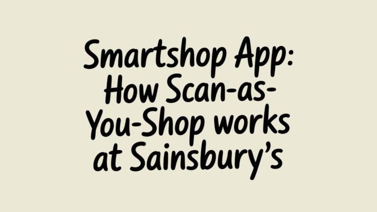 SmartShop App: How Scan-As-You-Shop Works at Sainsbury’s (Plus the ...